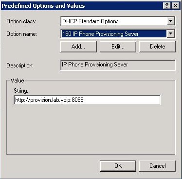 Managed IP Phones Administrator Guide - Configure DHCP Option Records