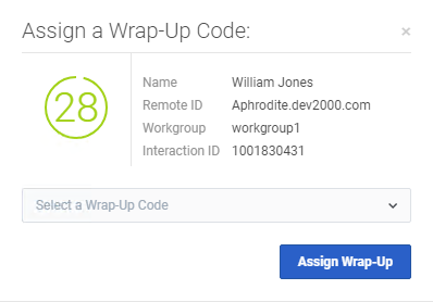 Interaction Connect Help - Understanding Wrap-Up Codes