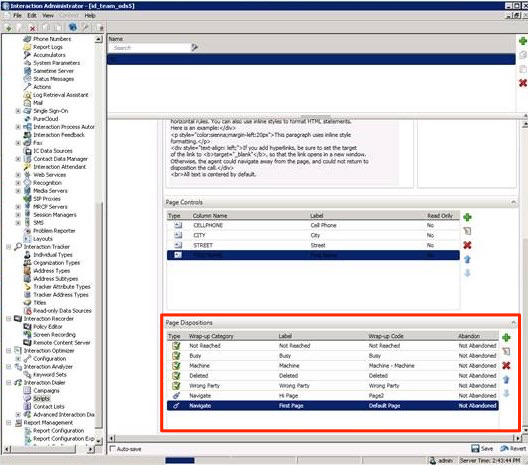 Interaction Dialer Manager Help Configure Wrap Up Mapping For Scripter In Interaction Connect
