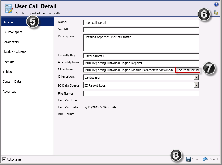 Interaction Administrator Help - Configure the visibility of user data in reports