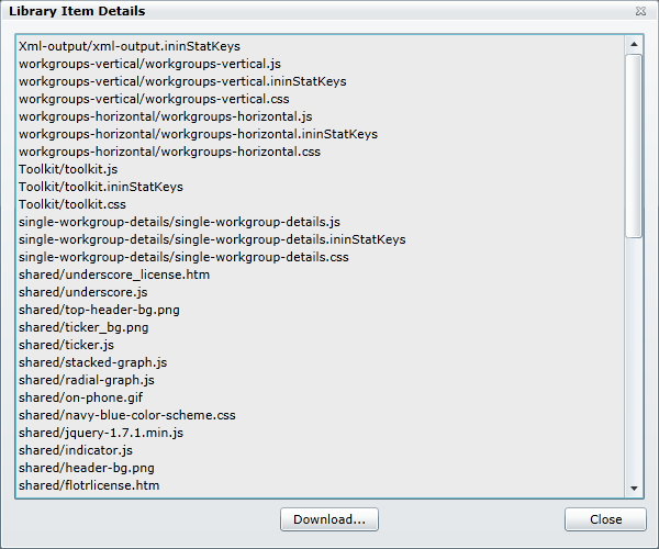 Interaction Marquee - View and Download a file