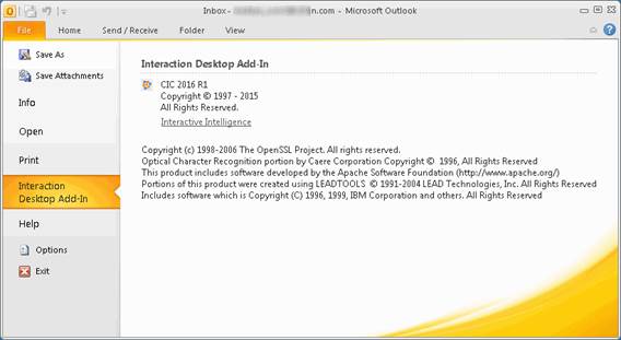 Microsoft Outlook Interaction Desktop Add-In Installation and ...