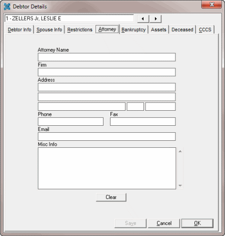 Latitude Help - Maintain Attorney Information
