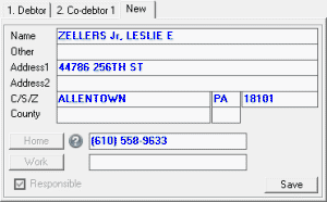 Latitude Help - Add a Debtor or Co-debtor to an Account
