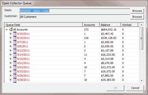 Latitude Help - Open a Collector Queue