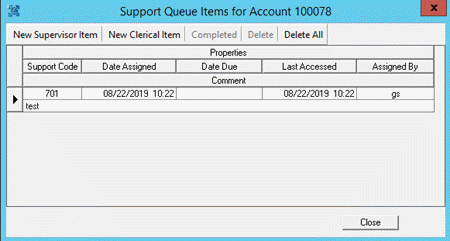 Latitude Help - Complete a Support Item