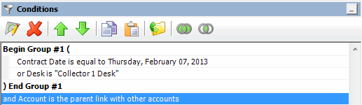 List Builder User Guide - Group Query Conditions