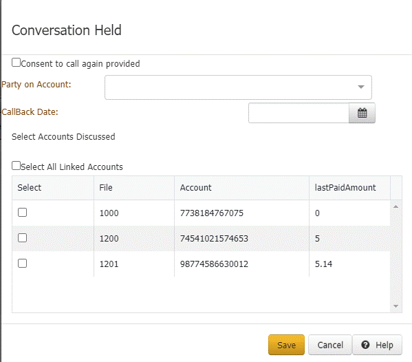 Latitude Help - View Conversation Held
