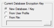Latitude Tokenizer Configurator Help - Specify the Database Encryption Key