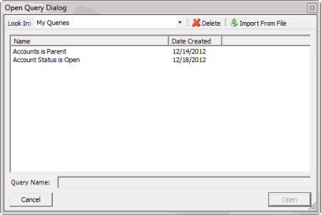 Interaction Collector Console Help - Modify a Custom Queue Query