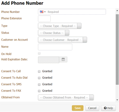 Latitude Help - Add a Phone Number to an Account