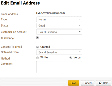 Latitude Help - Modify an Email Address