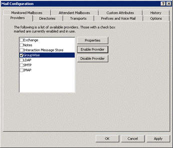 Novell GroupWise Support Technical Reference - Configure GroupWise Mail ...