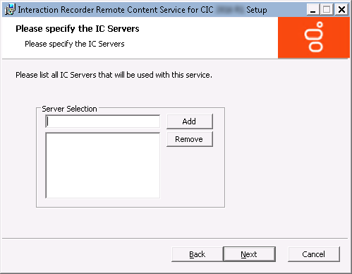 Interaction Recorder Remote Content Service Installation and Configuration Guide - Install ...