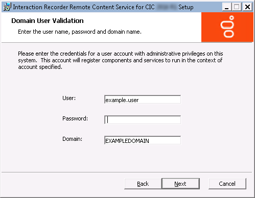 Interaction Recorder Remote Content Service Installation and Configuration Guide - Install ...