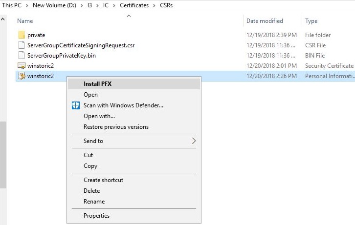 Ssosaandcertificateimprovements Importing The Signed Certificate