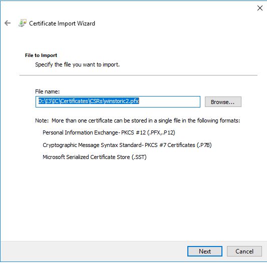 Ssosaandcertificateimprovements Importing The Signed Certificate And Root Ca Certificate