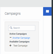 Interaction Connect - Connexion à des campagnes
