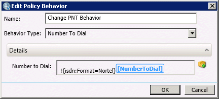 Interaction Dialer Manager Help - Number to Dial behavior type