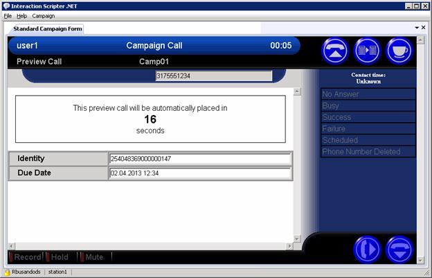 Interaction Scripter Client Users Guide Revisions