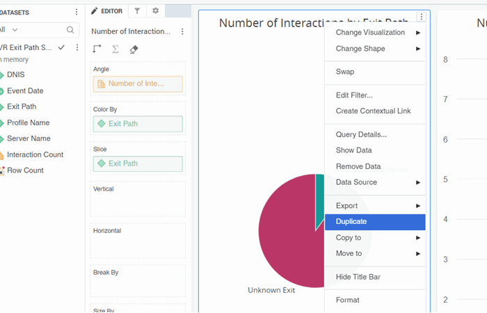 Pureconnect Cx Insights Help Create Dashboards Using Ivr Reports