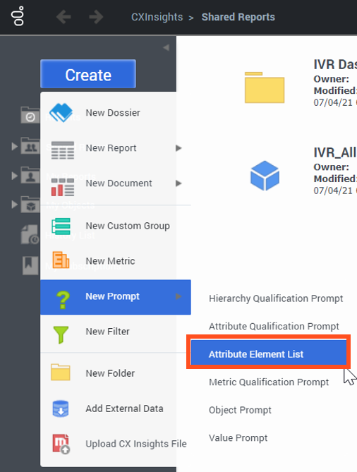 Pureconnect Cx Insights Help Create A Report From Scratch