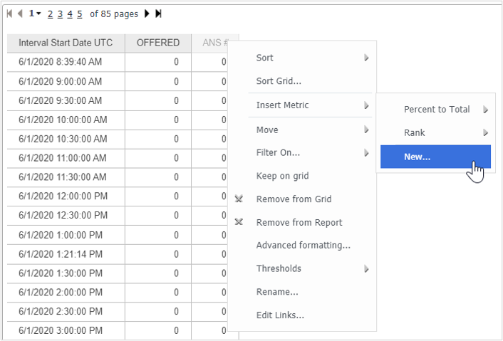 Pureconnect Cx Insights Help Create A Report From Scratch