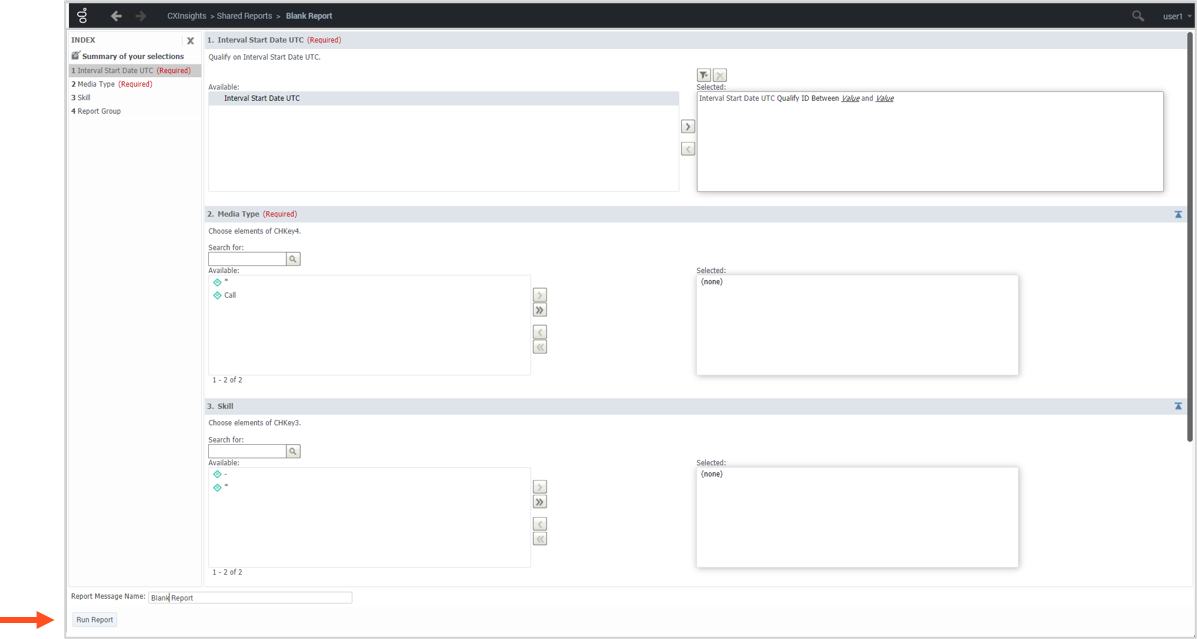 Pureconnect Cx Insights Help Create A Report From Scratch