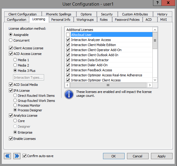 Pureconnect Cx Insights Help Allocating Licenses