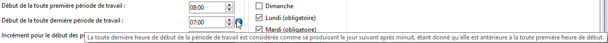 Interaction Optimizer Help - Présentation de la validation des périodes ...