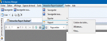 Aide d'Interaction Report Assistant - Modifier une requête de rapport