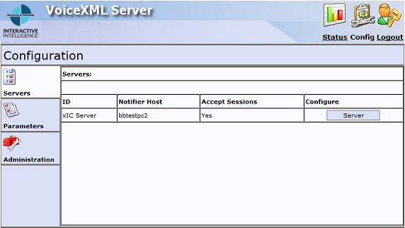 Voice Xml Technical Reference Voicexml Interpreter Server Web Configuration Interface 1289