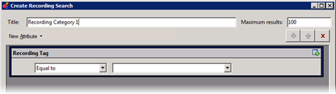 Interaction Analyzer Technical Reference - Search Interaction Analyzer Recordings by Category