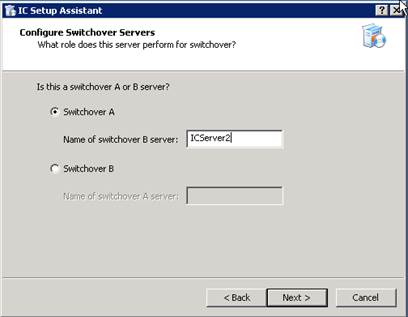 IC Automated Switchover System Technical Reference - Configure ...