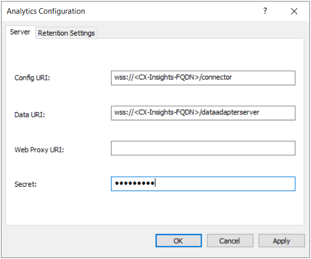 Cx Insights Installation And Configuration Guide Configure Cx
