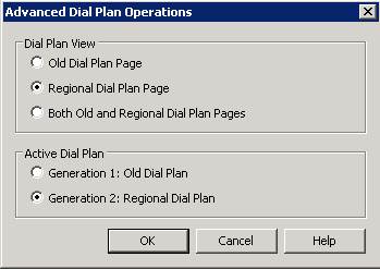Dial Plan Technical Reference - Switch to the Old Dial Plan view