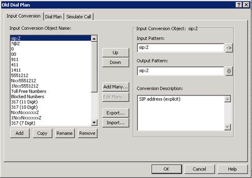 Dial Plan Technical Reference - Display the Input Conversion and Dial ...