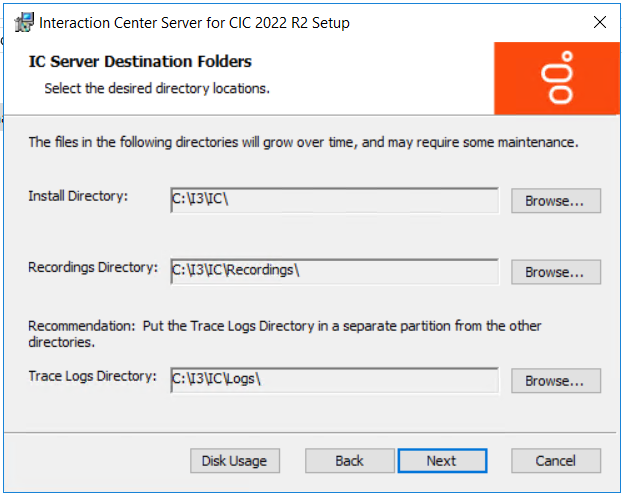 Pureconnect Installation And Configuration Guide Step 5 Cic Server