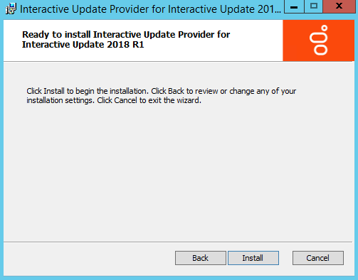 Pureconnect Installation And Configuration Guide Step 9 Interactive Update Provider Install