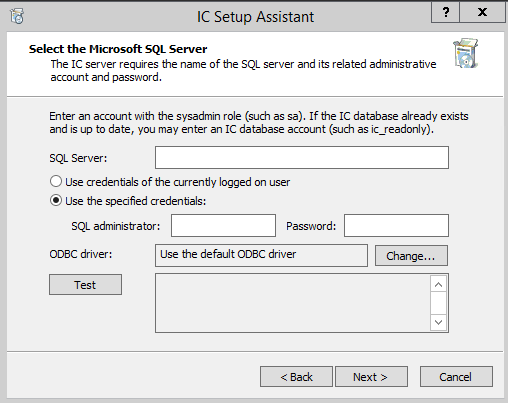 Pureconnect Installation And Configuration Guide Select The Microsoft Sql Server
