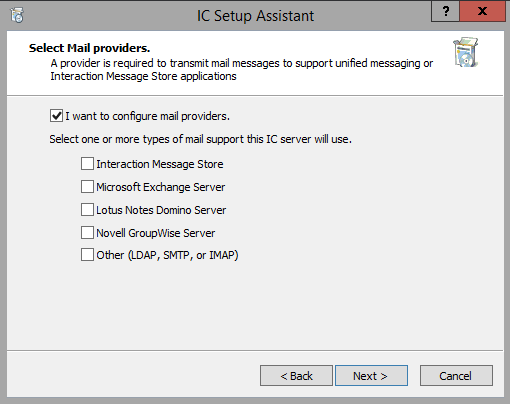Pureconnect Installation And Configuration Guide Select Mail Providers