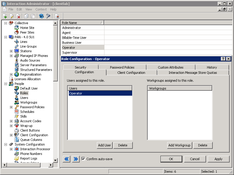 Pureconnect Installation And Configuration Guide Verify Or Create Roles