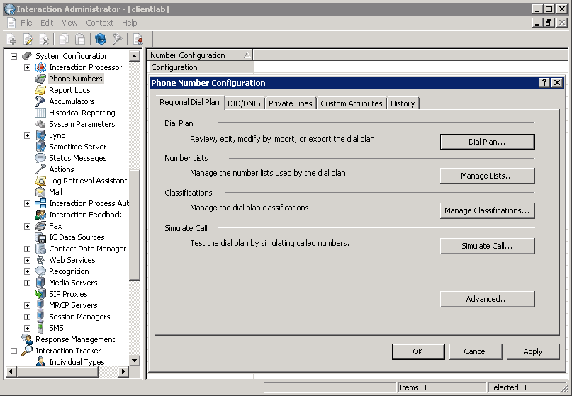 Pureconnect Installation And Configuration Guide Verify A Regional Dial Plan