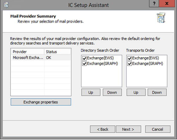 Pureconnect Installation And Configuration Guide Select Mail Provider In Ic Setup Assistant