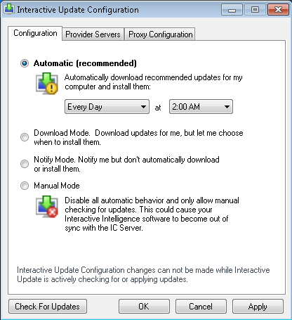 Interactive Update Technical Reference - Launch Interactive Update ...