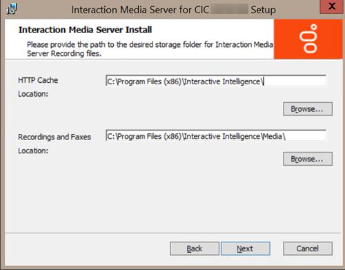 Interaction Media Server Technical Reference Install Interaction Media Server On A Certified