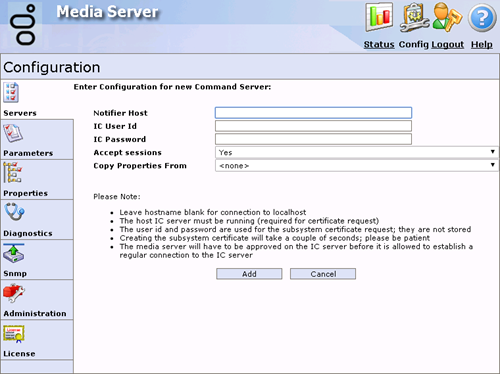 Interaction Media Server Technical Reference - Add CIC Server to Interaction Media Server