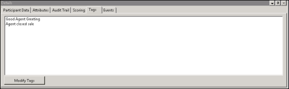 Interaction Recorder Technical Reference Tags Page