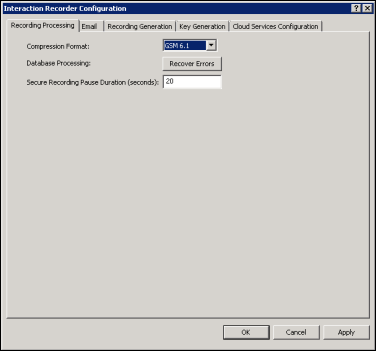 Interaction Recorder Technical Reference - Generating a Custom Master Key