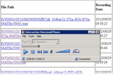 Interaction Recorder Technical Reference - Retrieving a recording